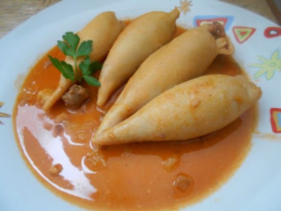 20° receta: CALAMARES RELLENOS EN SALSA — MAYTE EN LA COCINA