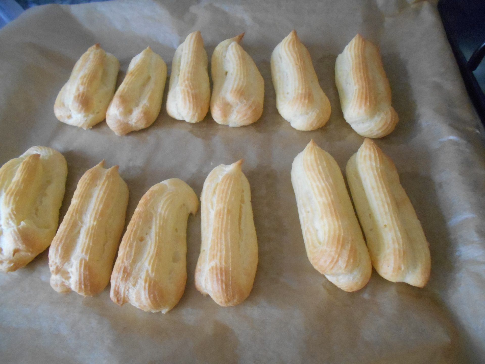 48º receta PALO CATALÁN DE CREMA - ÉCLAIRS DE CREMA — MAYTE EN LA COCINA