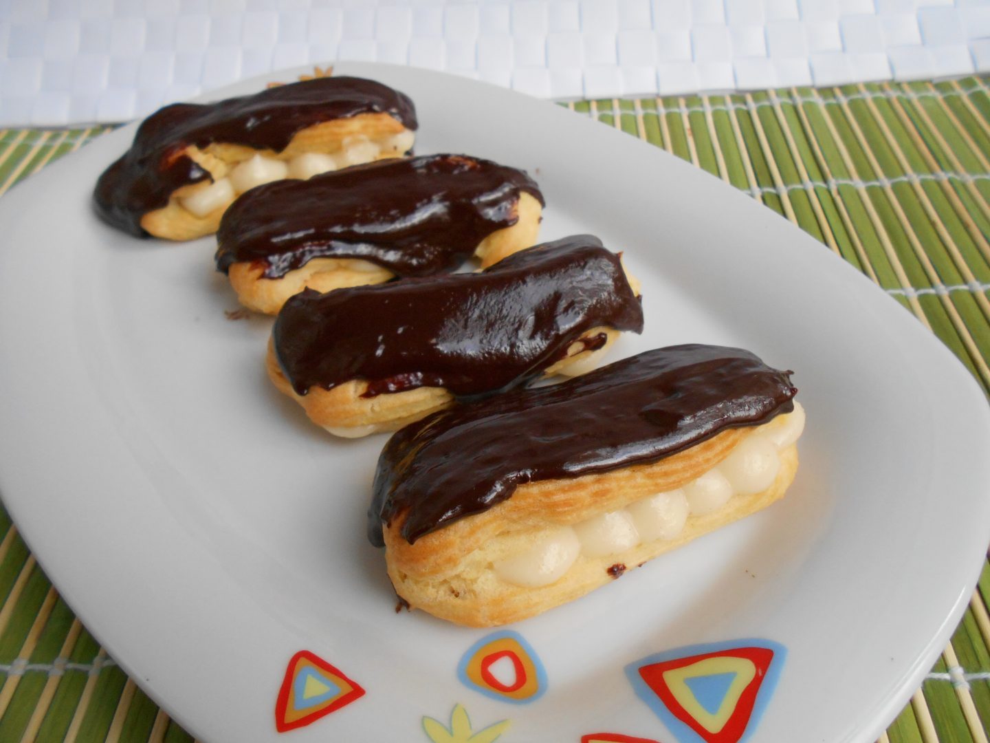 48º receta PALO CATALÁN DE CREMA - ÉCLAIRS DE CREMA — MAYTE EN LA COCINA