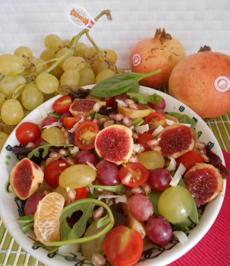 810° receta: ENSALADA DE UVAS, GRANADA E HIGOS — MAYTE EN LA COCINA